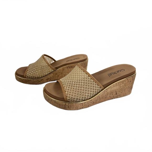 Corkys | Shoes | New Corkys Footwear Lets Mesh Around Wedge Sandals In ...